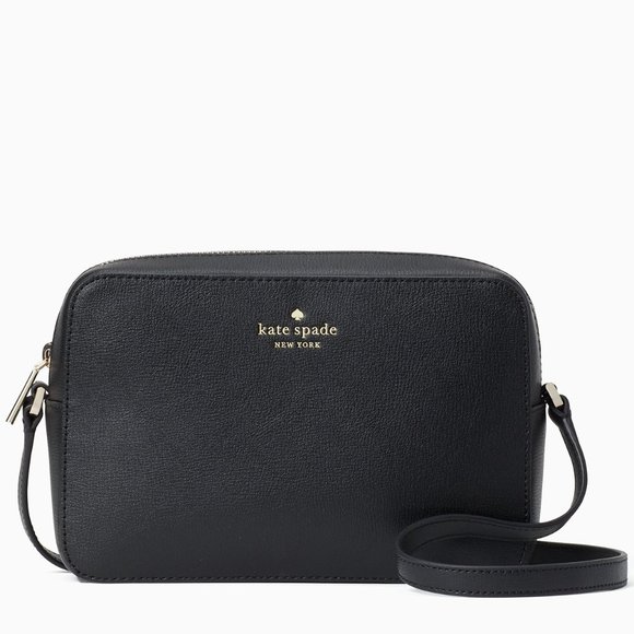 kate spade | Bags | New Kate Spade Harper Crossbody Bag Leather Black ...